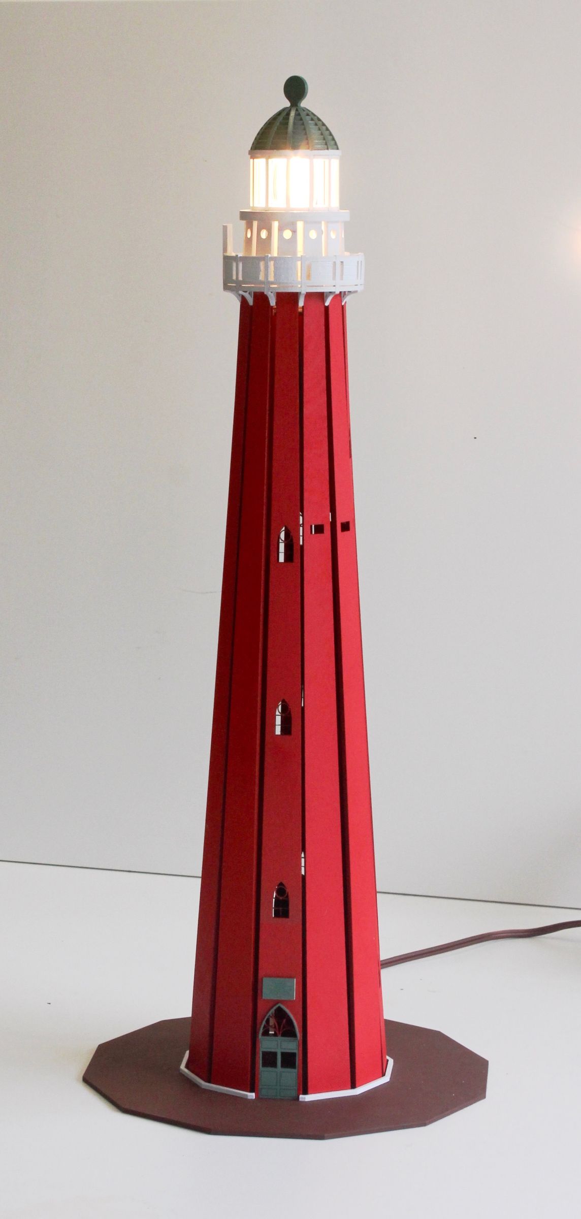 Scheveningen Lighthouse Lamp (Laser-Cut Scale Modeling) : 13 Steps ...