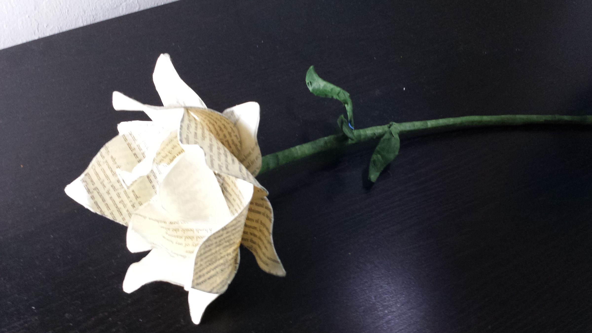 Light-up Literary Flower : 7 Steps - Instructables