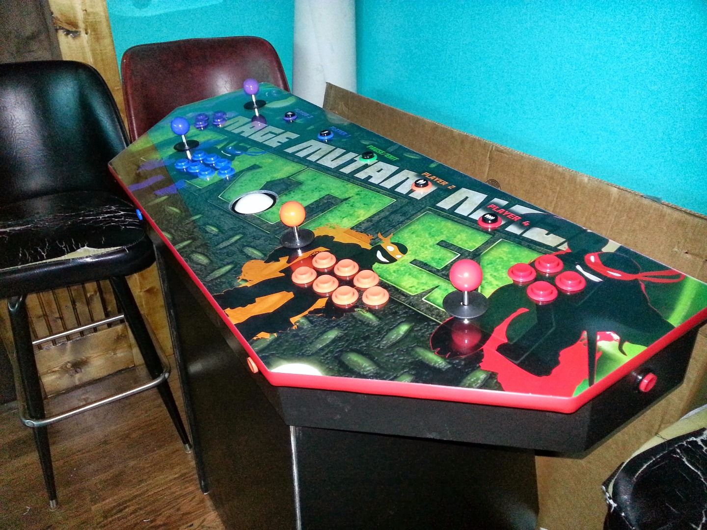 4-Player Pedestal Arcade Cabinet for MAME : 32 Steps (with Pictures ...