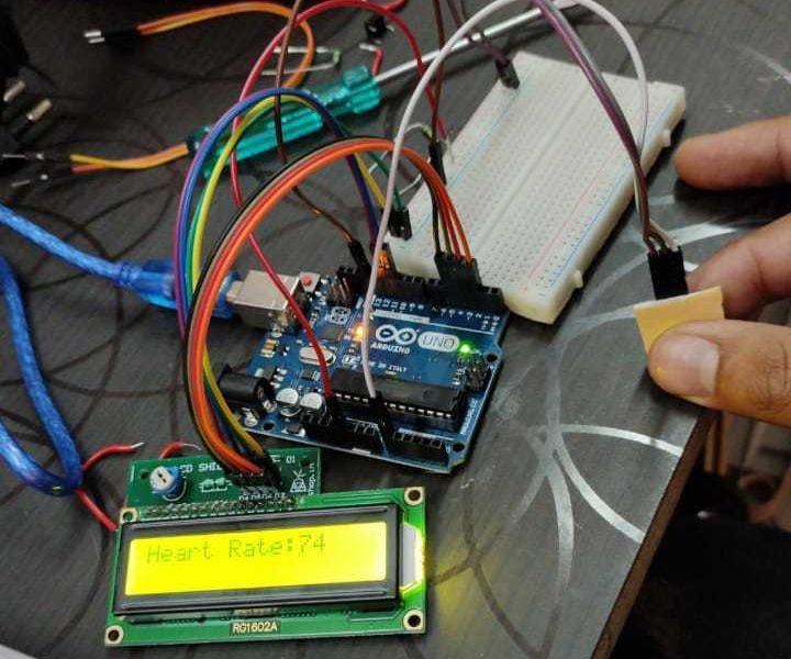 heartbeat sensor using arduino (heart rate monitor) DIY Project - Step ...