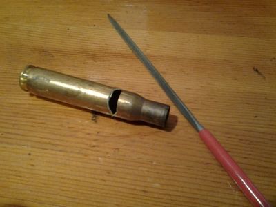 Make a Whistle From Spent Shell Casings : 5 Steps (with Pictures ...
