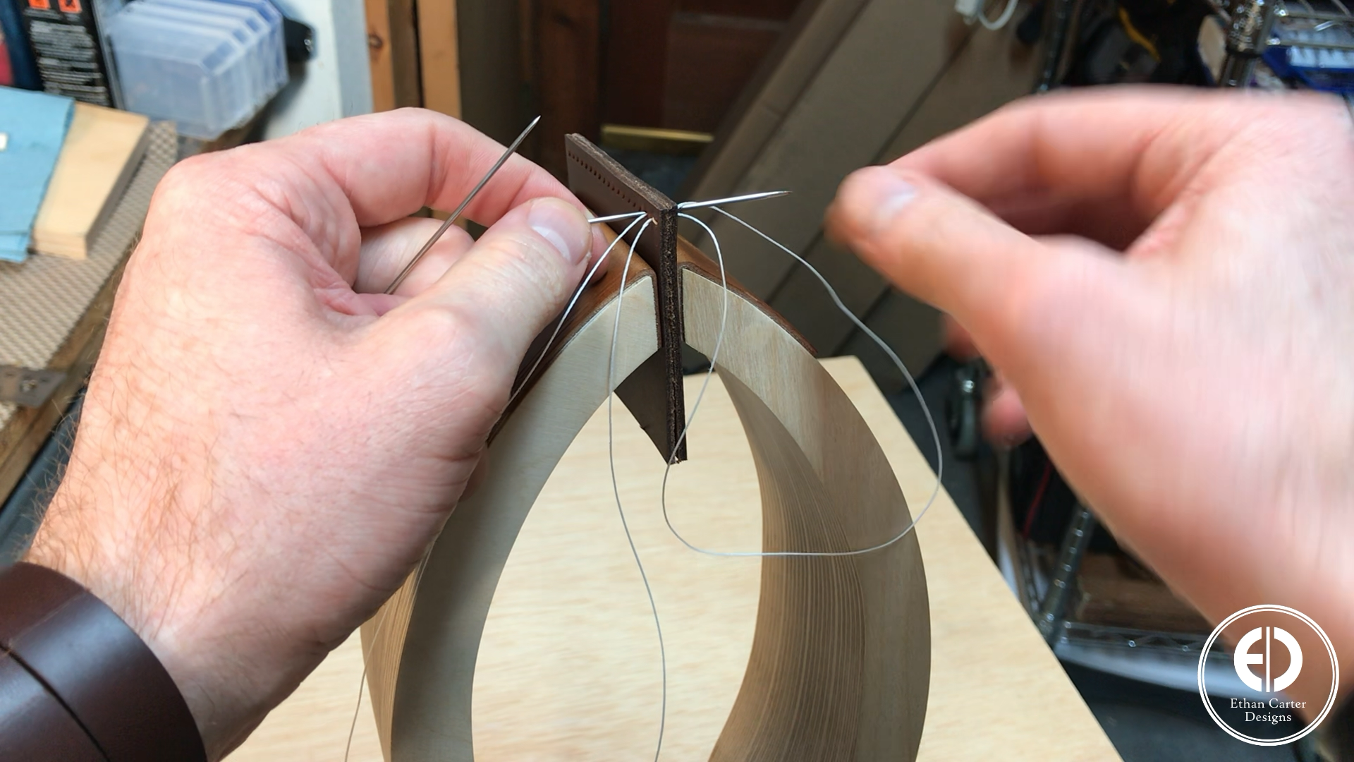 Leather Stitching: How-To Three Ways : 4 Steps (with Pictures ...