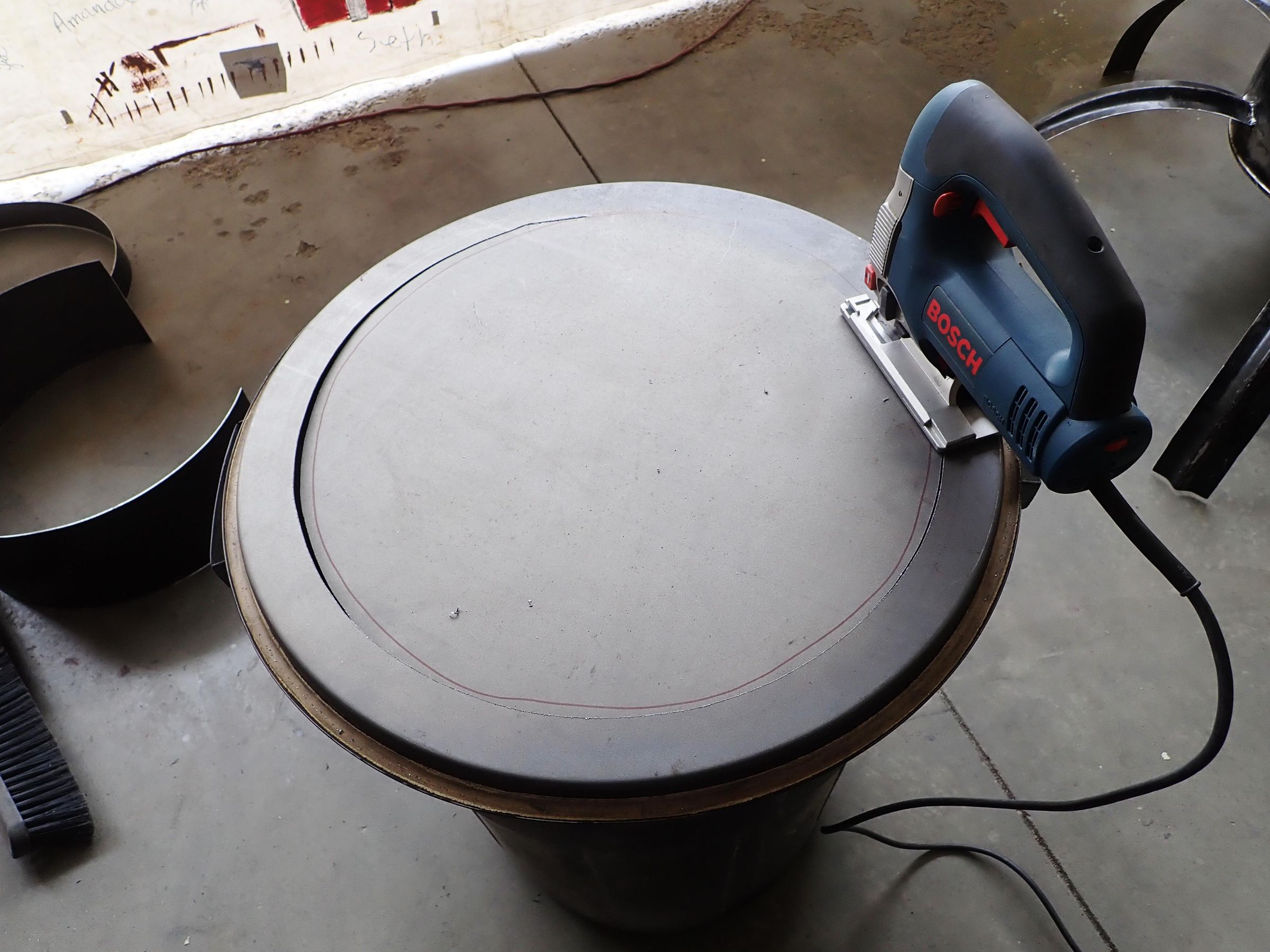 Backyard Guardian: Steel Drum Fire Pit : 19 Steps (with Pictures ...