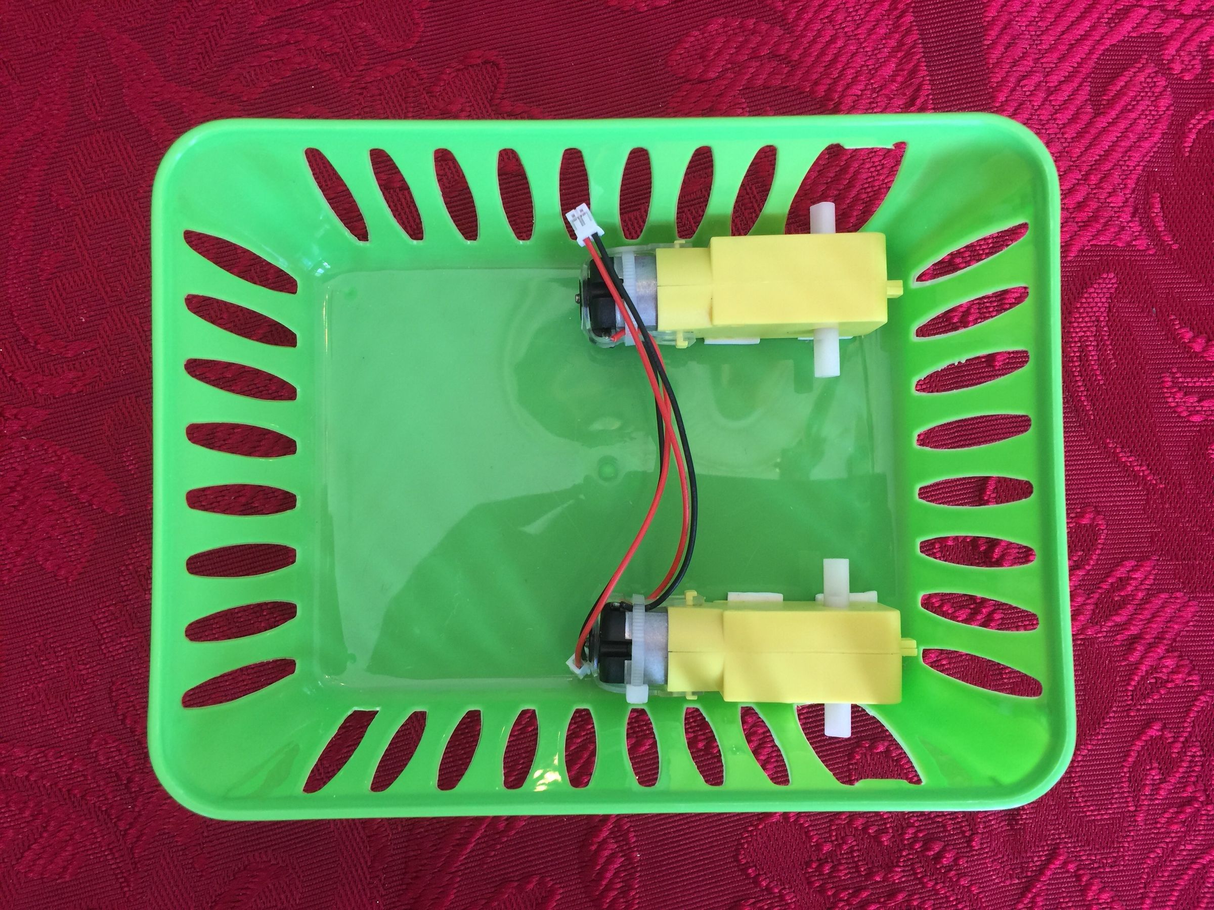 BasketBot - a Robot Car Made With a Plastic Basket : 12 Steps ...