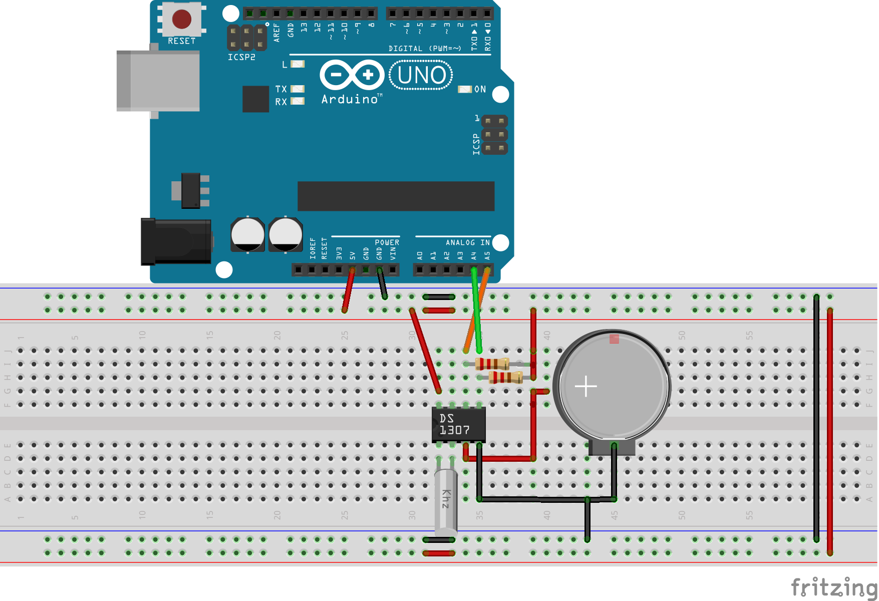 Arduino Real Time Clock (DS1307) : 7 Steps - Instructables