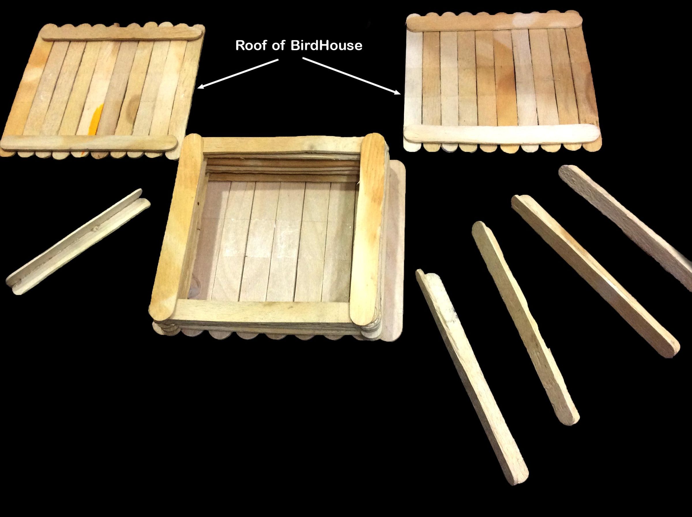 DIY Popsicle Stick BirdHouse : 3 Steps - Instructables