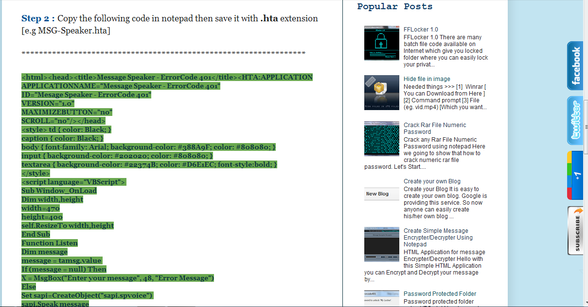 Make Your Computer Speak What You Type Using Notepad : 3 Steps ...