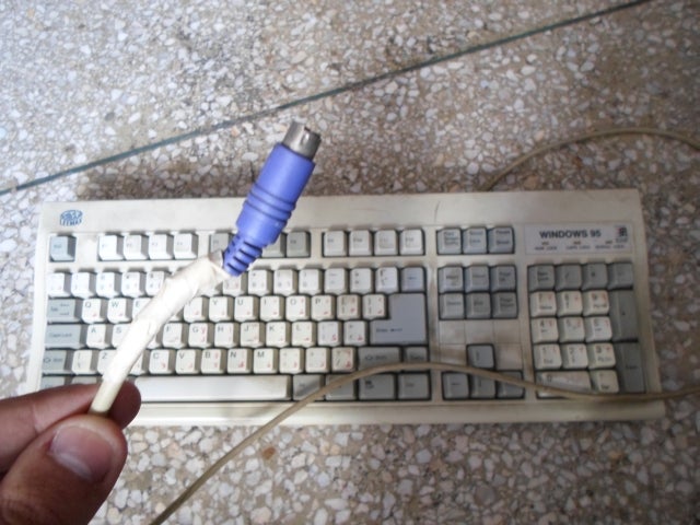 DIY Old Keyboard 5-pin DIN to PS2 Converter : 5 Steps - Instructables