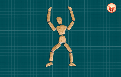 An Ergoman Made Out of Corks : 9 Steps (with Pictures) - Instructables