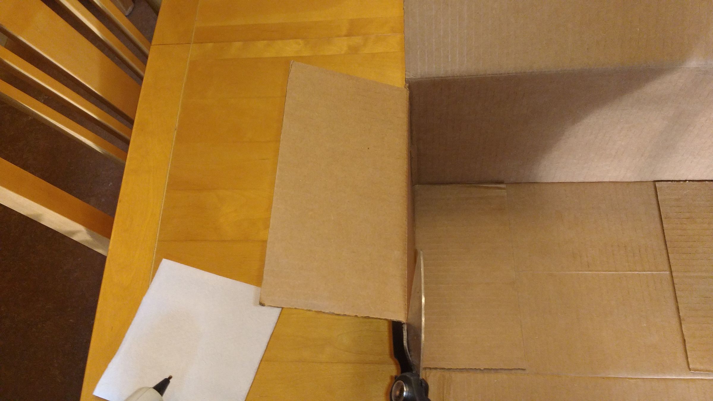 Make a Free/Inexpensive Fishing Rod Wrapping Jig Out of a Cardboard Box ...