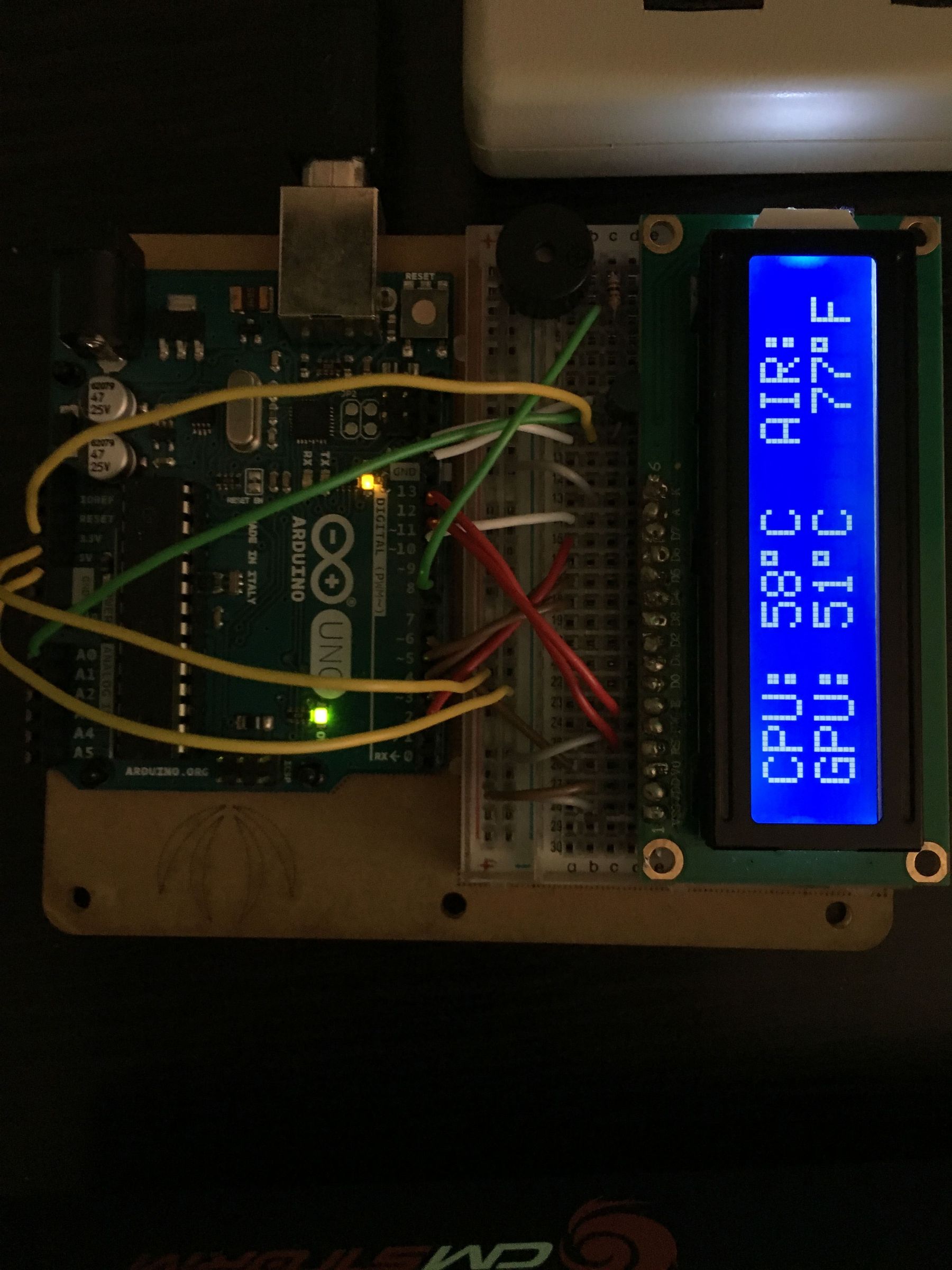 Arduino LCD Computer Temperature Monitor : 5 Steps - Instructables