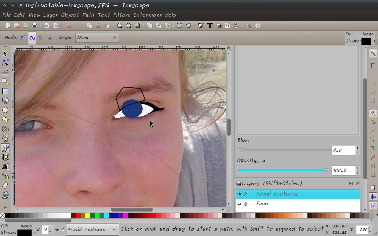 Drawing Vector Portraits on Inkscape : 13 Steps - Instructables