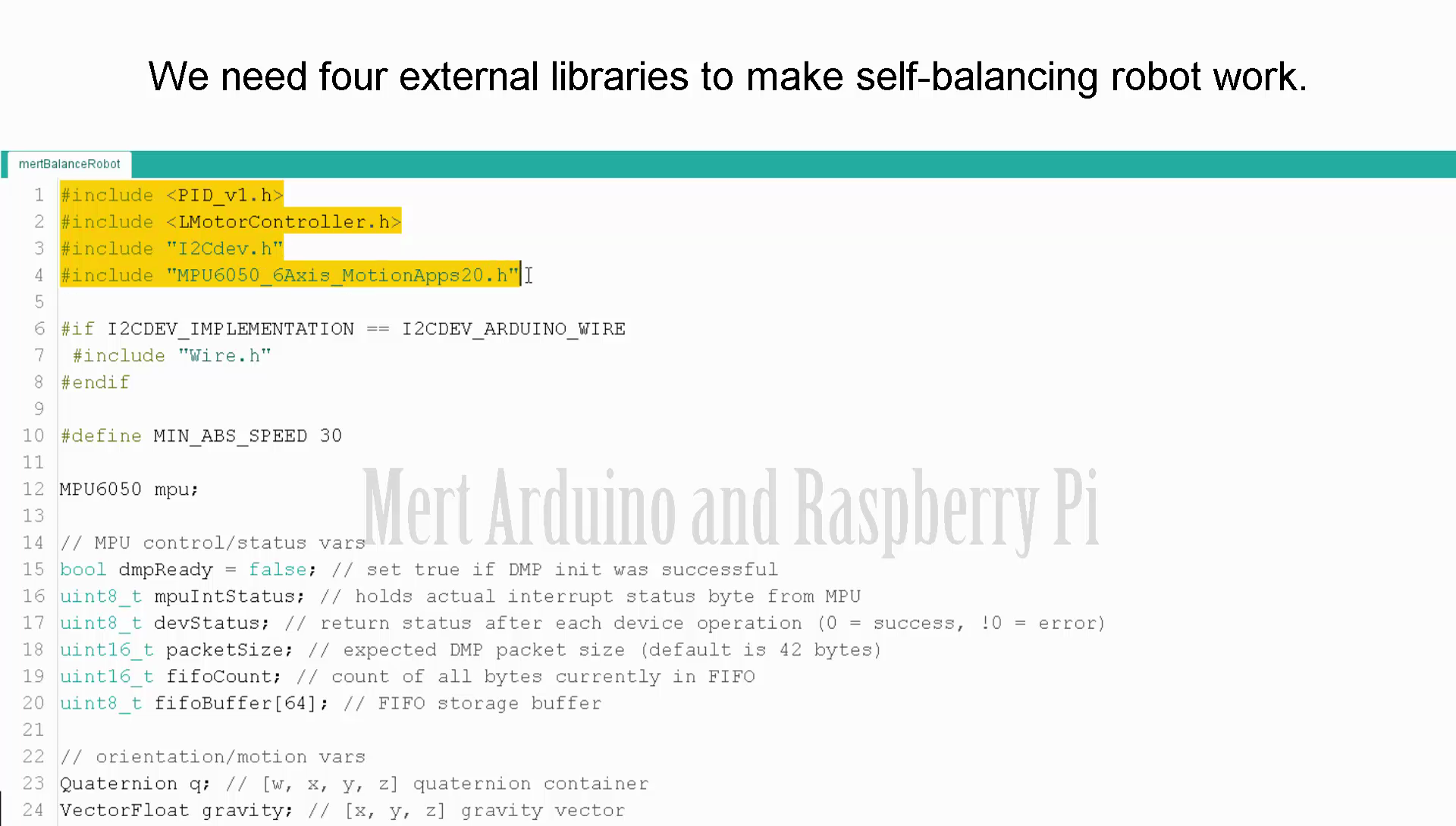 Arduino - Balance - Balancing Robot | How to Make? : 6 Steps (with ...