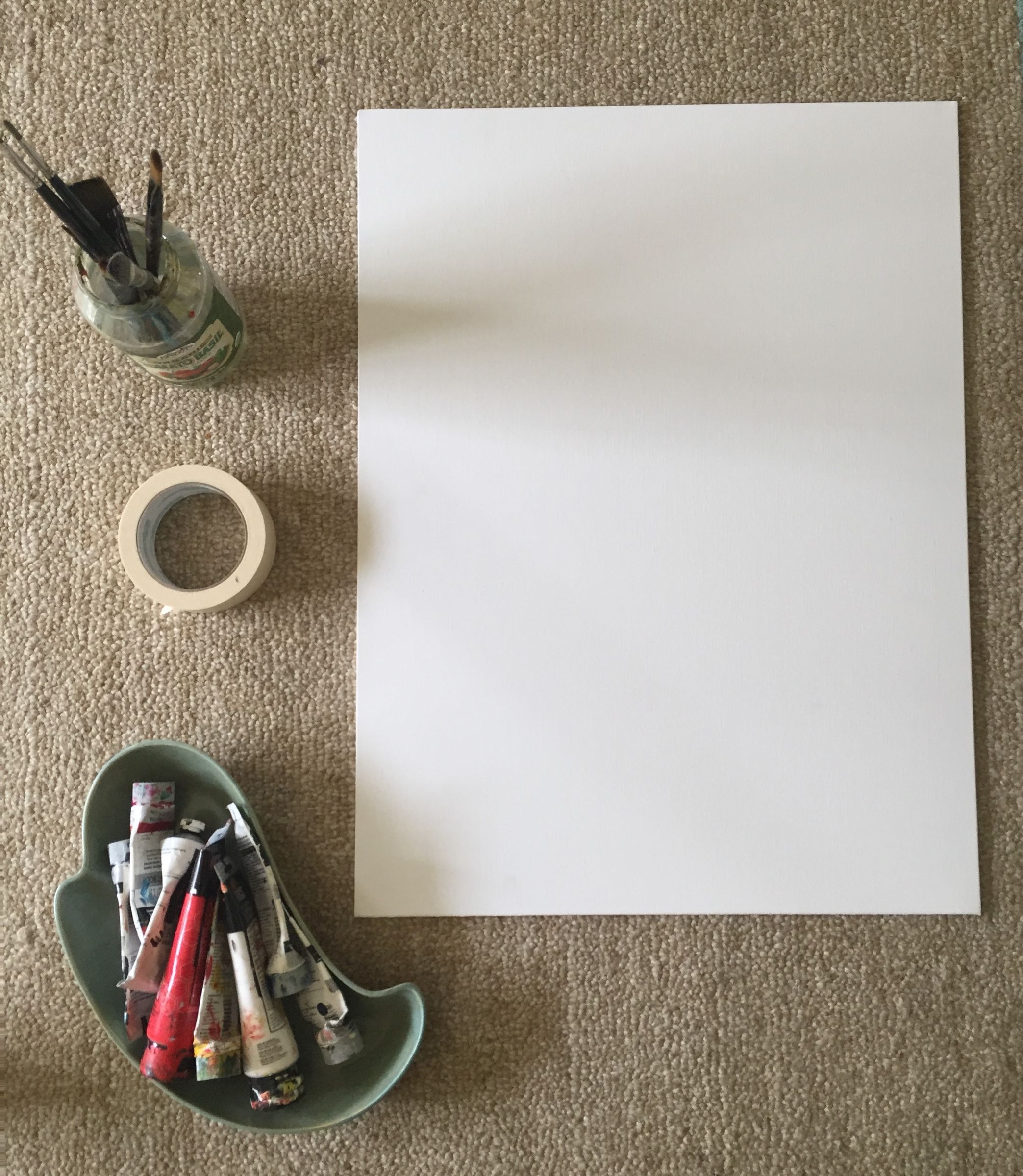 Making an Abstract Painting With Masking Tape : 7 Steps (with Pictures ...