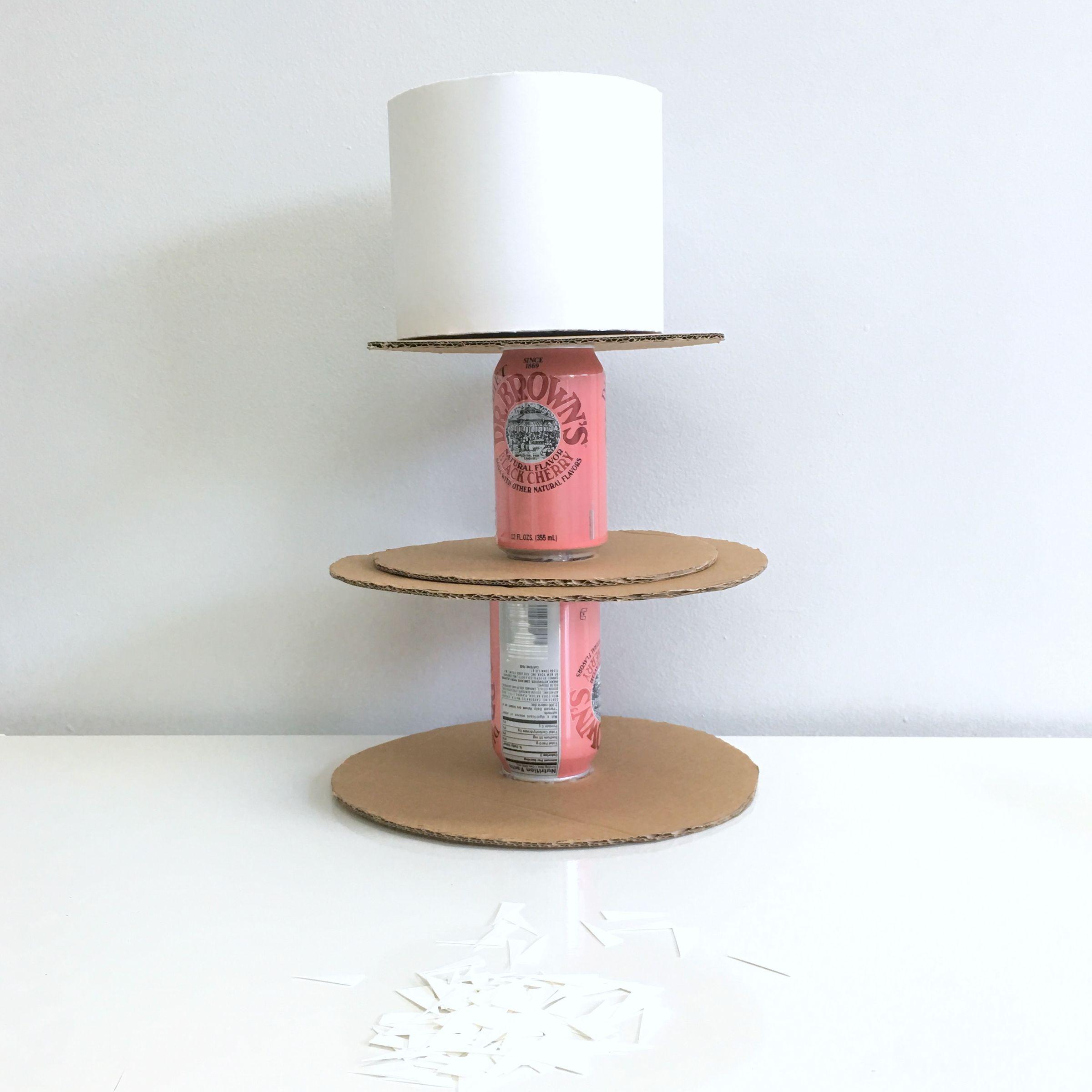 Fake Prop Cake From Cardboard & Soda Cans : 11 Steps (with Pictures ...