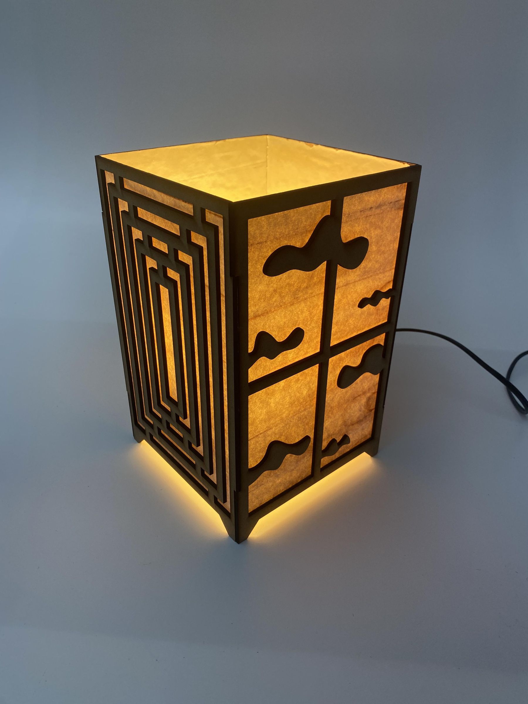 MDF Laser Cut Lamp (4 Sided) : 8 Steps (with Pictures) - Instructables