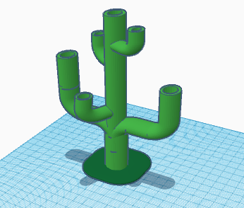 Cactus Inspired Planter in Tinkercad! : 3 Steps - Instructables
