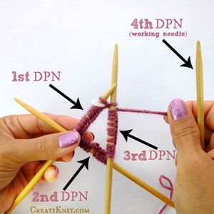 How to Actually KNIT on DPN! : 14 Steps - Instructables