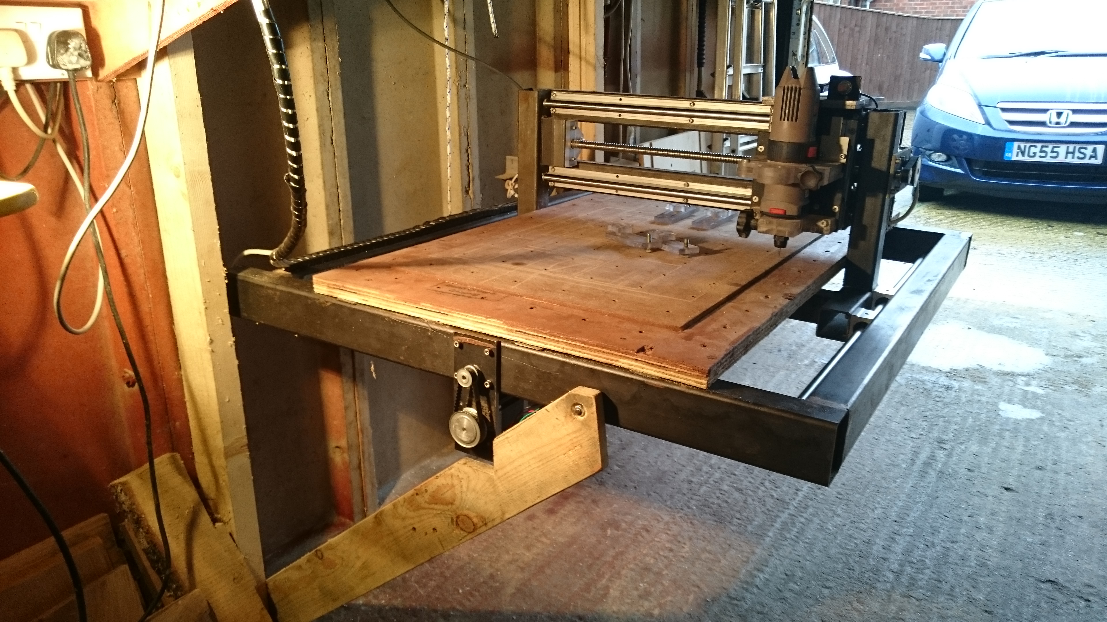 Build a Large Space Saving CNC Router for Under £600! : 7 Steps (with ...