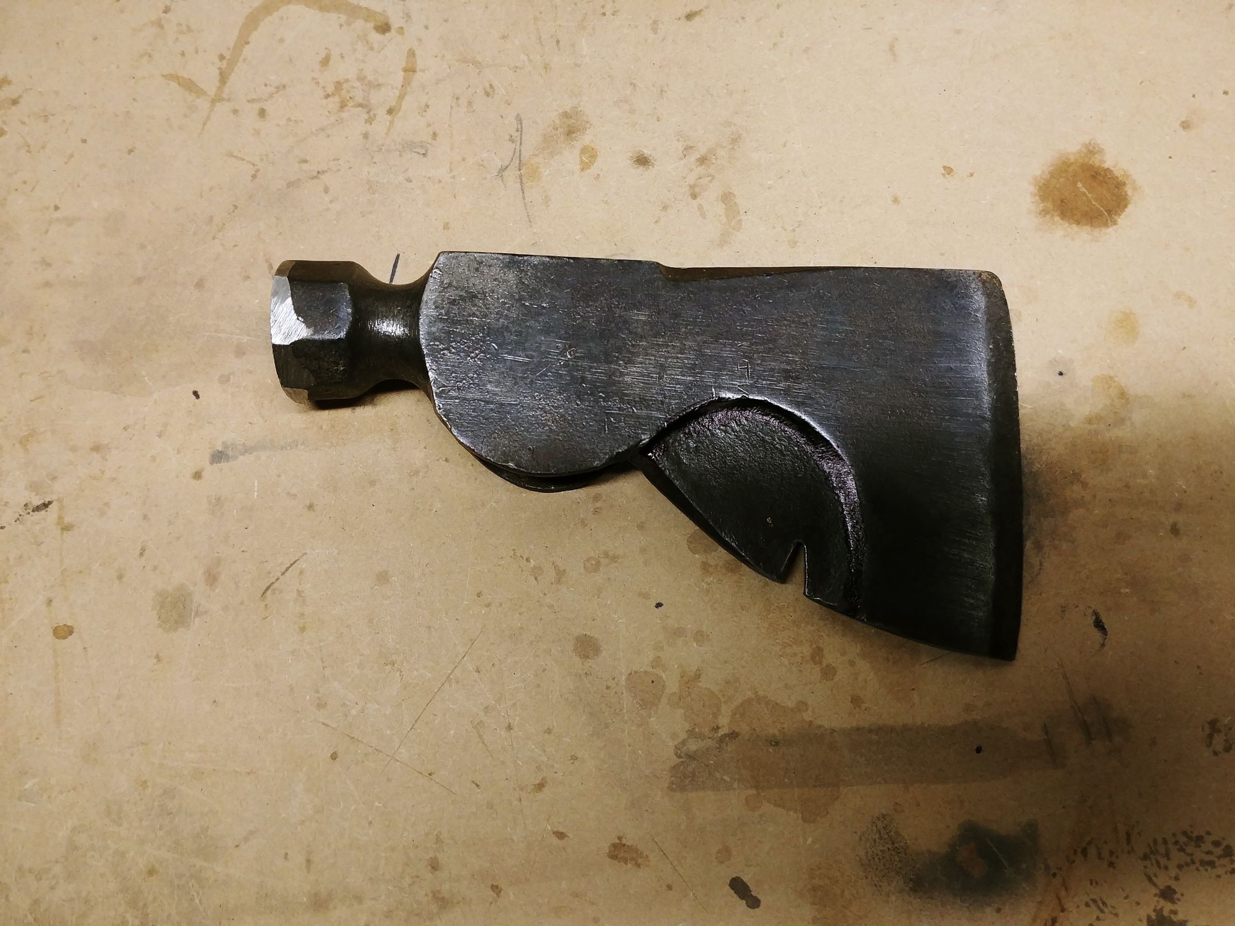 Turn an Old Hatchet Head Into a Bearded Hatchet : 10 Steps (with ...