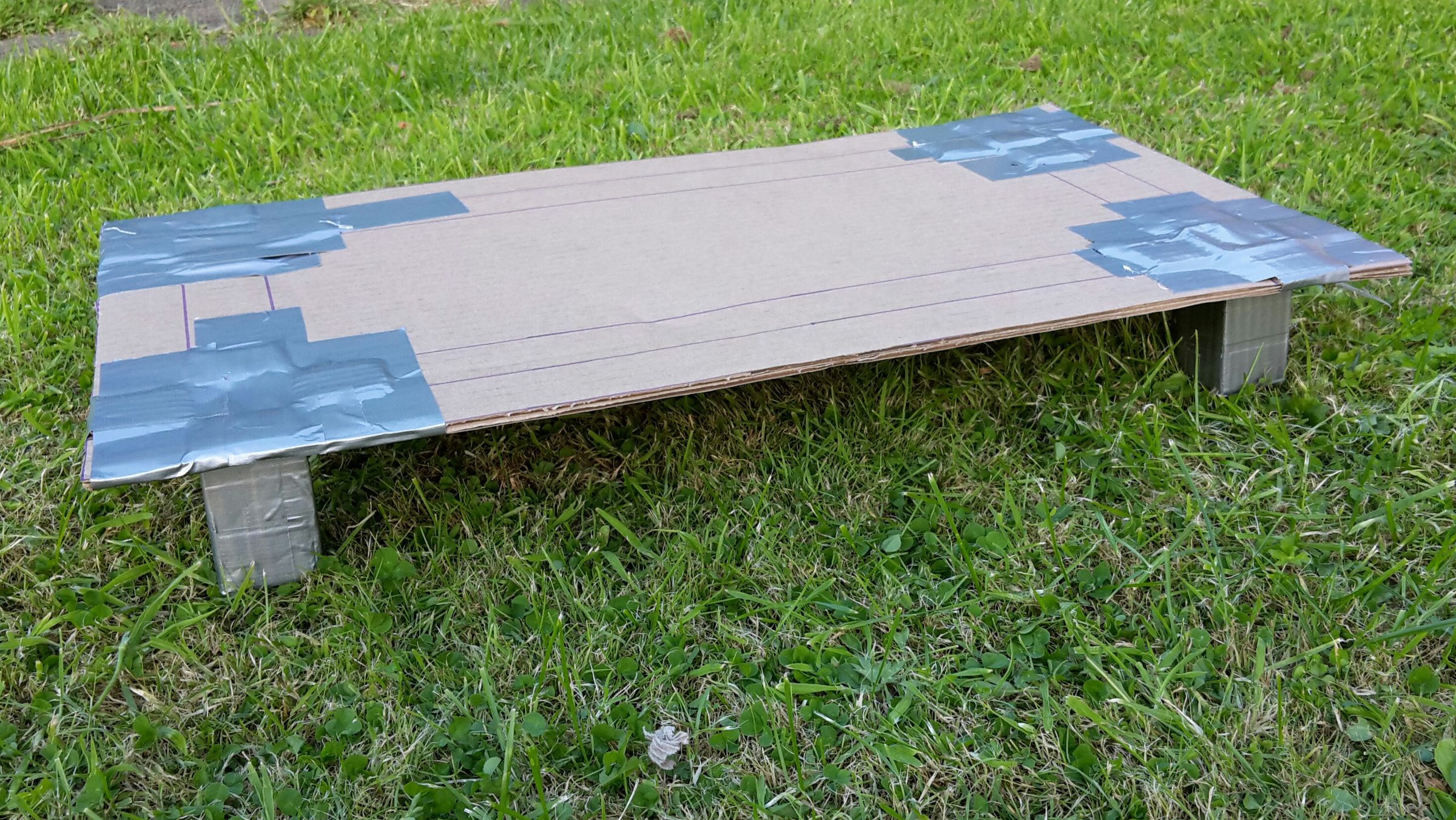 Small Table Made From Cardboard, Duct Tape and Papier Mache : 8 Steps ...