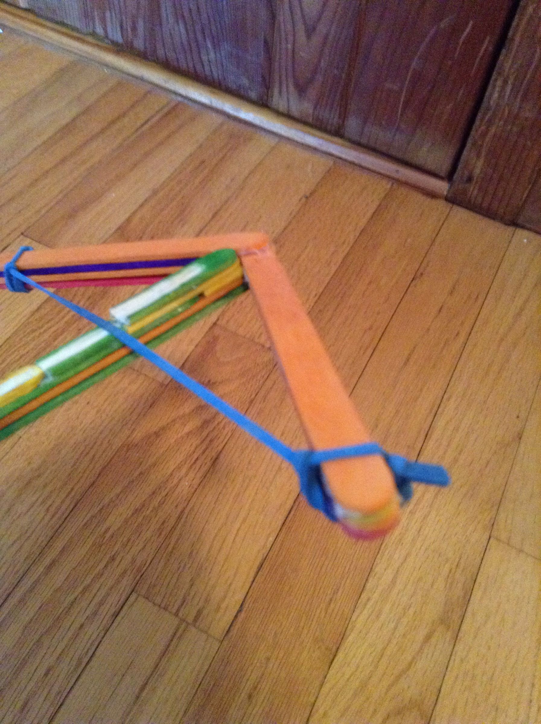 Popsicle Stick Crossbow : 6 Steps - Instructables