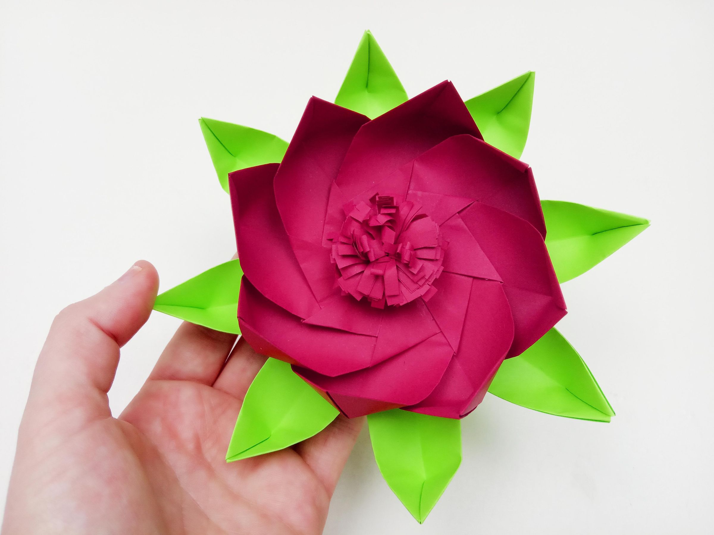 Paper Lotus Flower : 11 Steps (with Pictures) - Instructables
