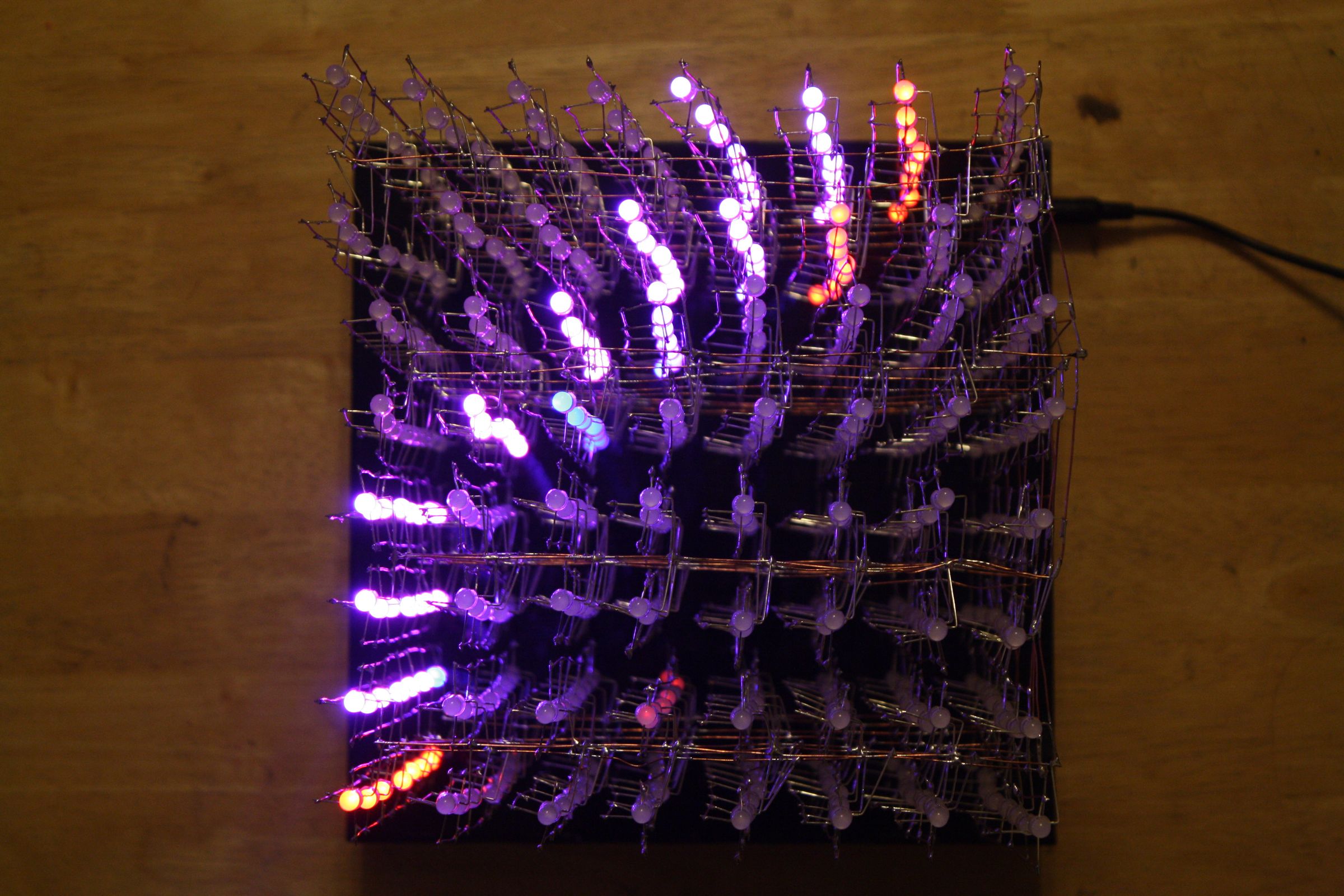 RGB 8x8x8 LED Cube : 9 Steps (with Pictures) - Instructables