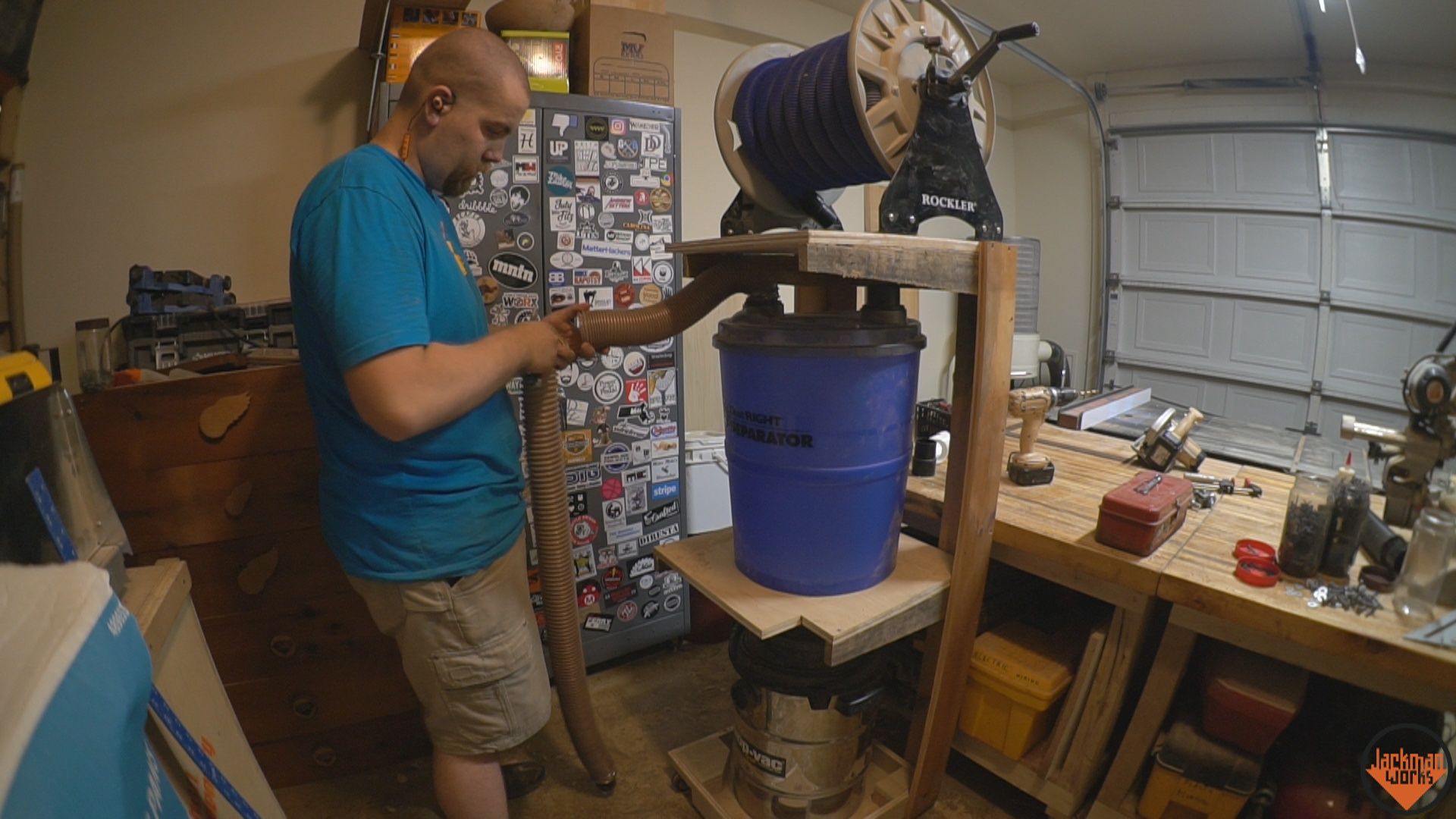 Space Saving Shop-Vac Dust Collector Cart : 11 Steps (with Pictures ...