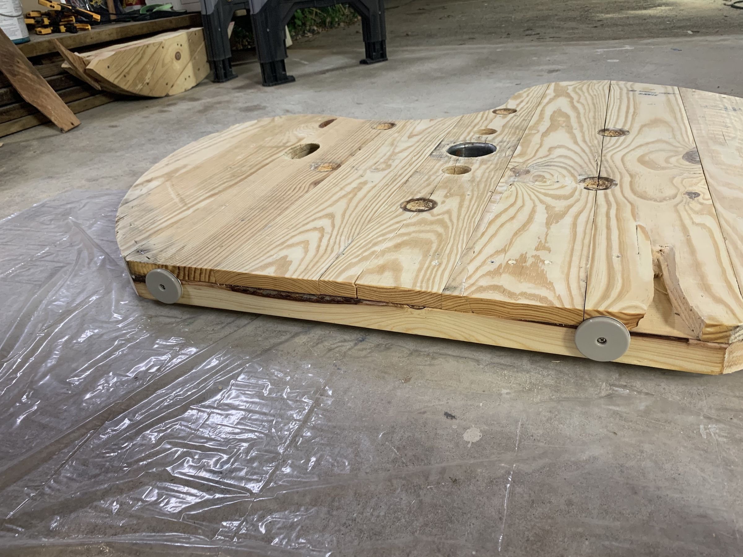 Cable Spool Pallet Bench - DIY Outdoor Seating! : 10 Steps (with ...