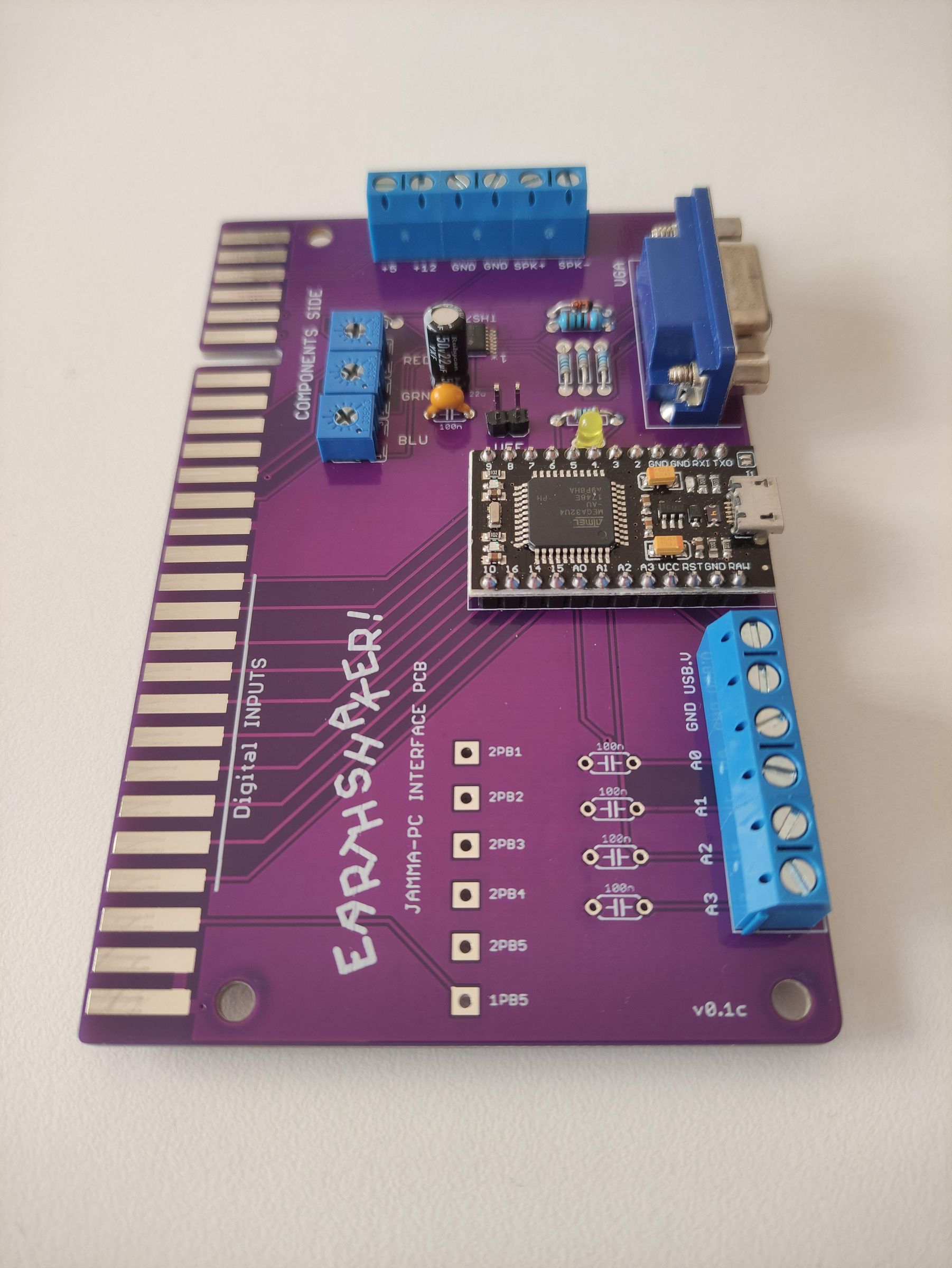 EARTHSHAKER - PC to Jamma Interface Board - Share Project - PCBWay