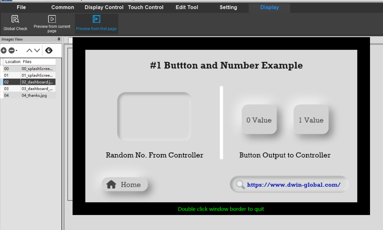 #1 DWIN HMI Number & Buttons Example With Arduino : 7 Steps - Instructables