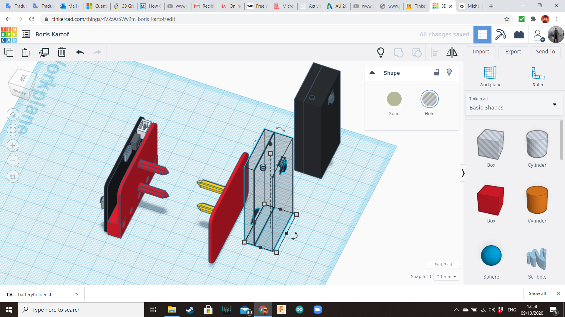 Tinkercad + Micro:bit Robotics for School: "I Love Kartof" Robot! : 17 ...