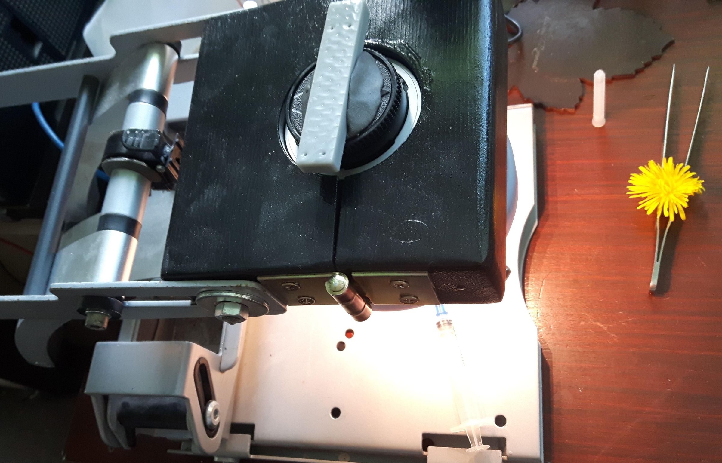 Soldering Microscope From SLR Zoom Lens and TV Wall Mount : 14 Steps ...