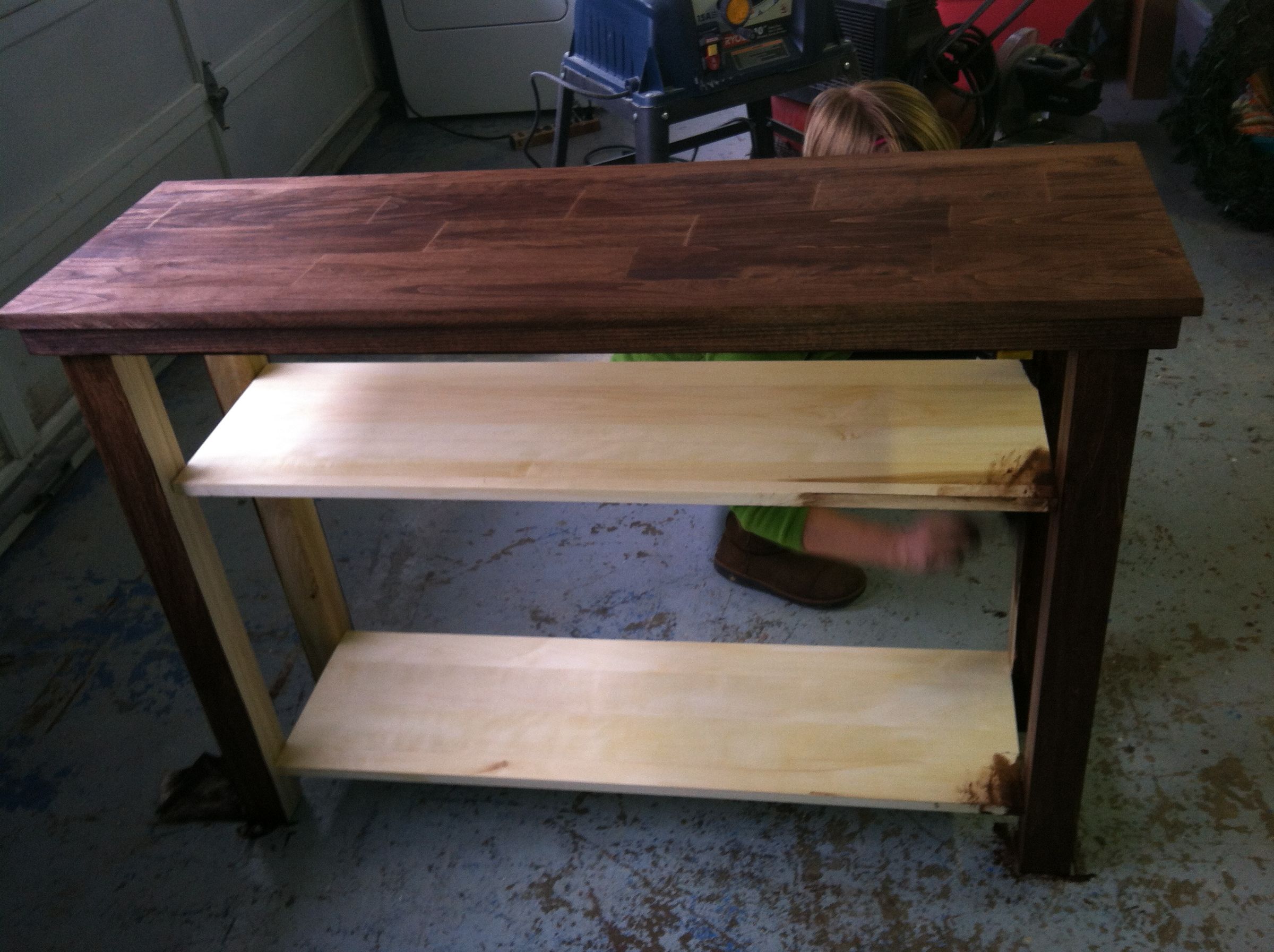 Build a Dining Room Console Table (side or Serving Table) : 5 Steps ...