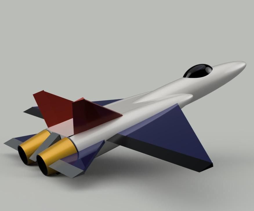 Lockheed Martin F-35 Raptor in #Tinkercad and # Fusion 360 : 6 Steps ...
