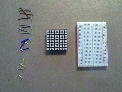 Connect an 8x8 LED Matrix to a Small Breadboard : 6 Steps - Instructables