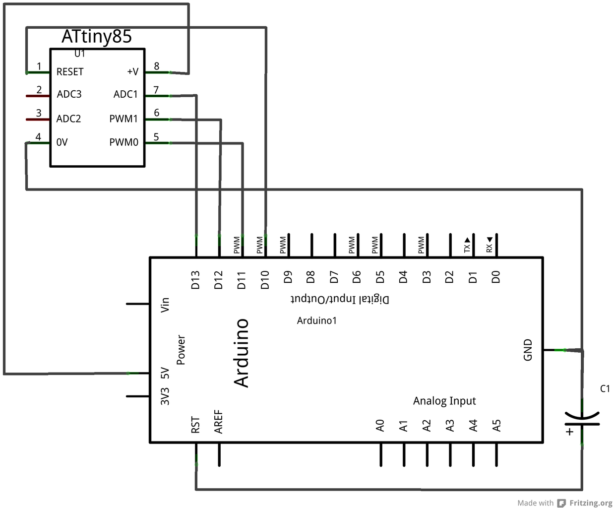 Developing An Attiny Firefly Project Using Arduino And It S Ide 9 Steps Instructables