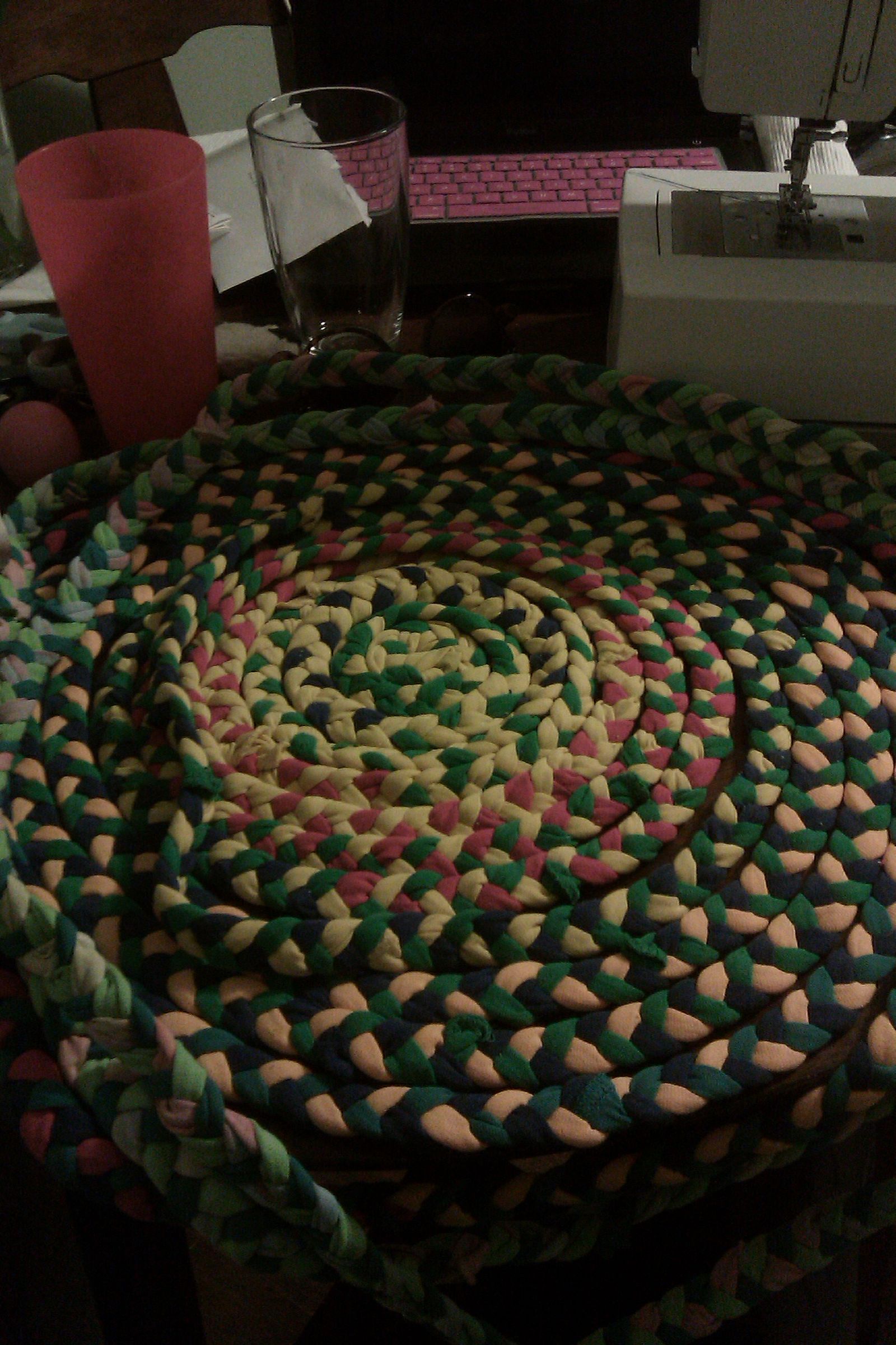 Make a Braided T-shirt Rug : 5 Steps (with Pictures) - Instructables