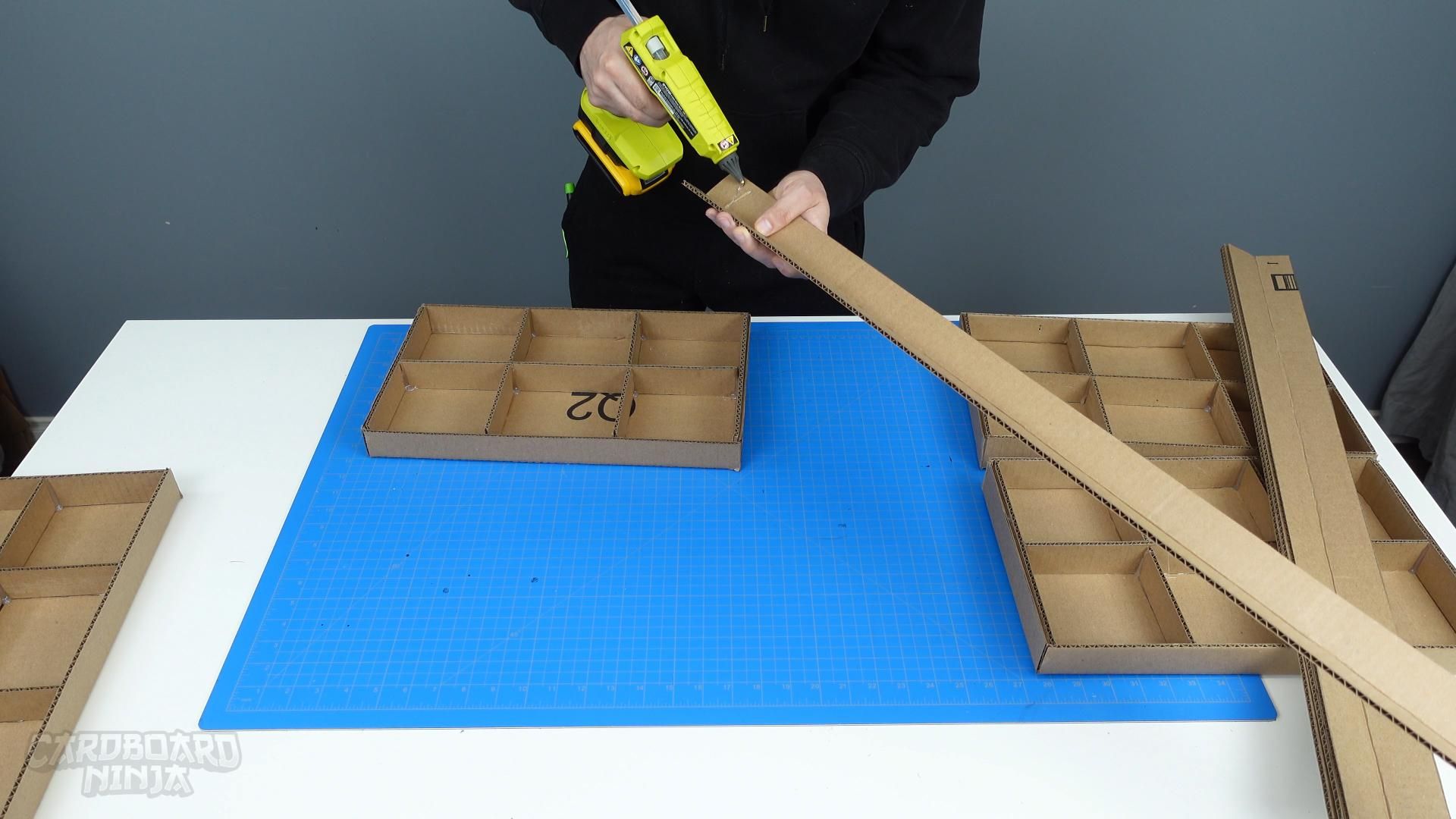 Cardboard Storage Shelf From Single Box : 10 Steps (with Pictures ...