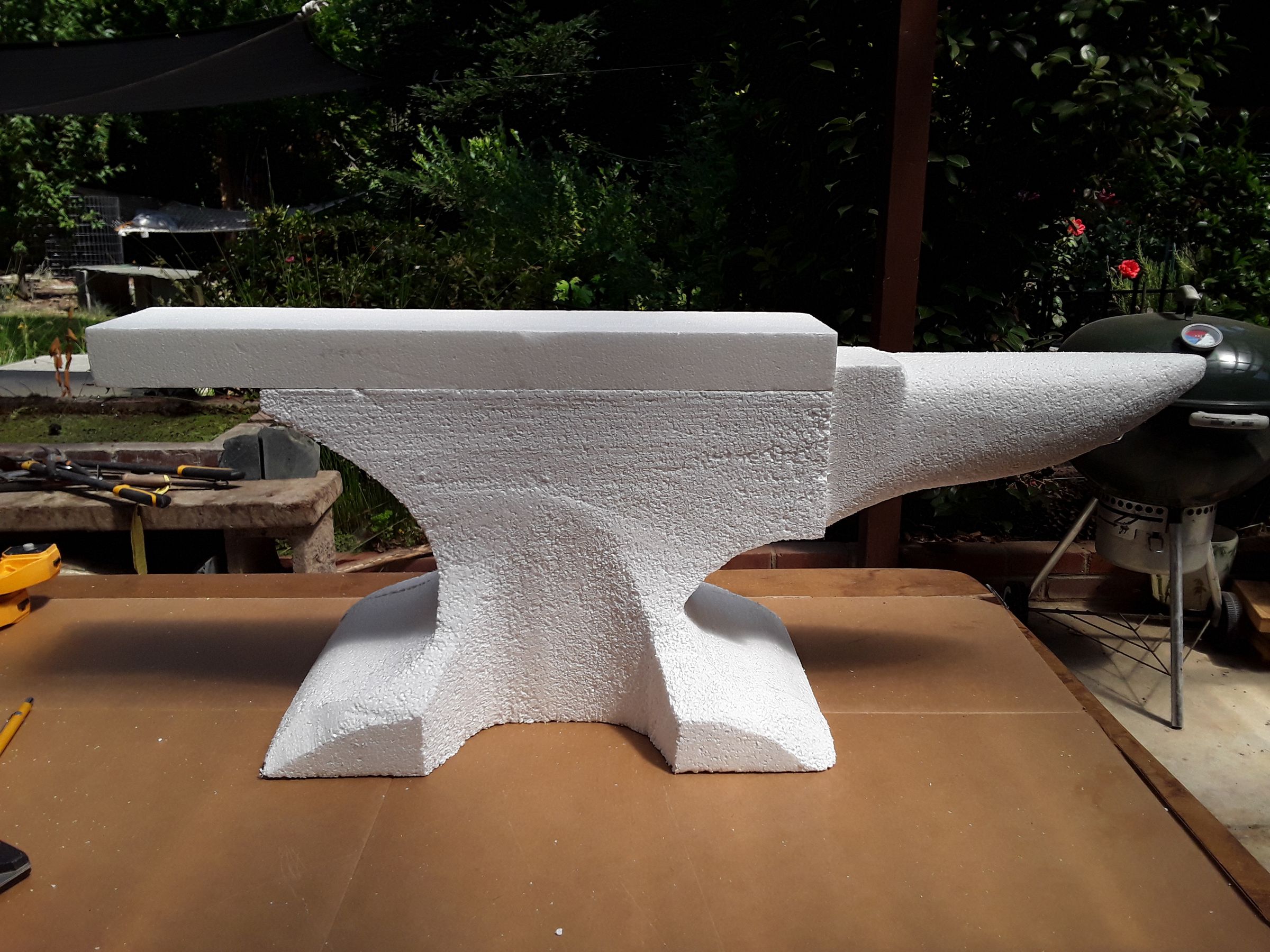 ACME Anvil Prop From Recycled Styrofoam : 6 Steps (with Pictures ...