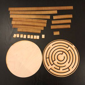 Circular Maze With Living Hinge Walls : 4 Steps (with Pictures ...