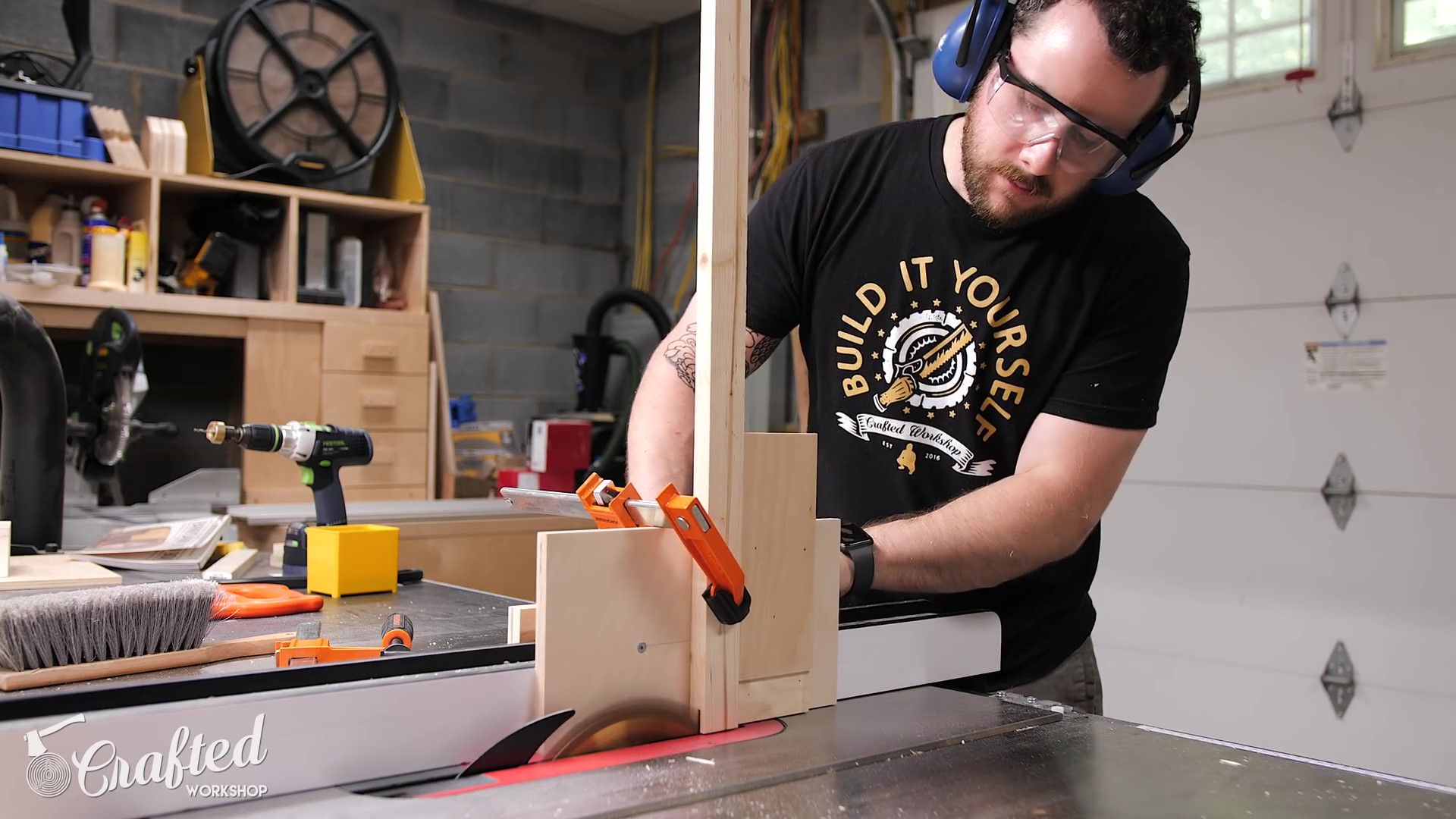 How to Build a DIY Flip Top Tool Stand Workstation // Woodworking Shop ...