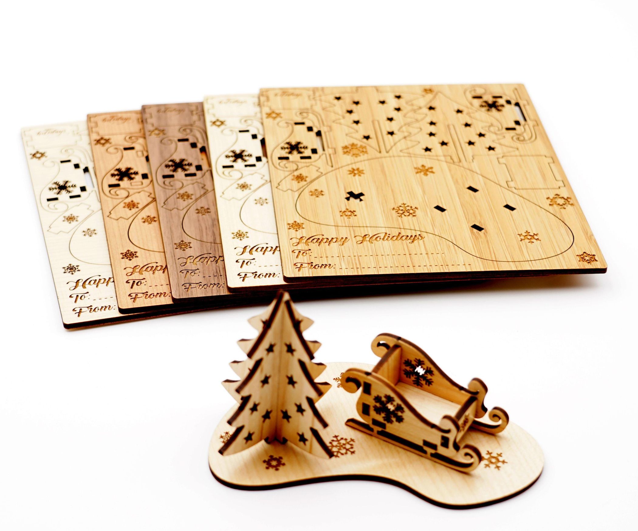 Laser Cut 3D Holiday Cards - Instructables