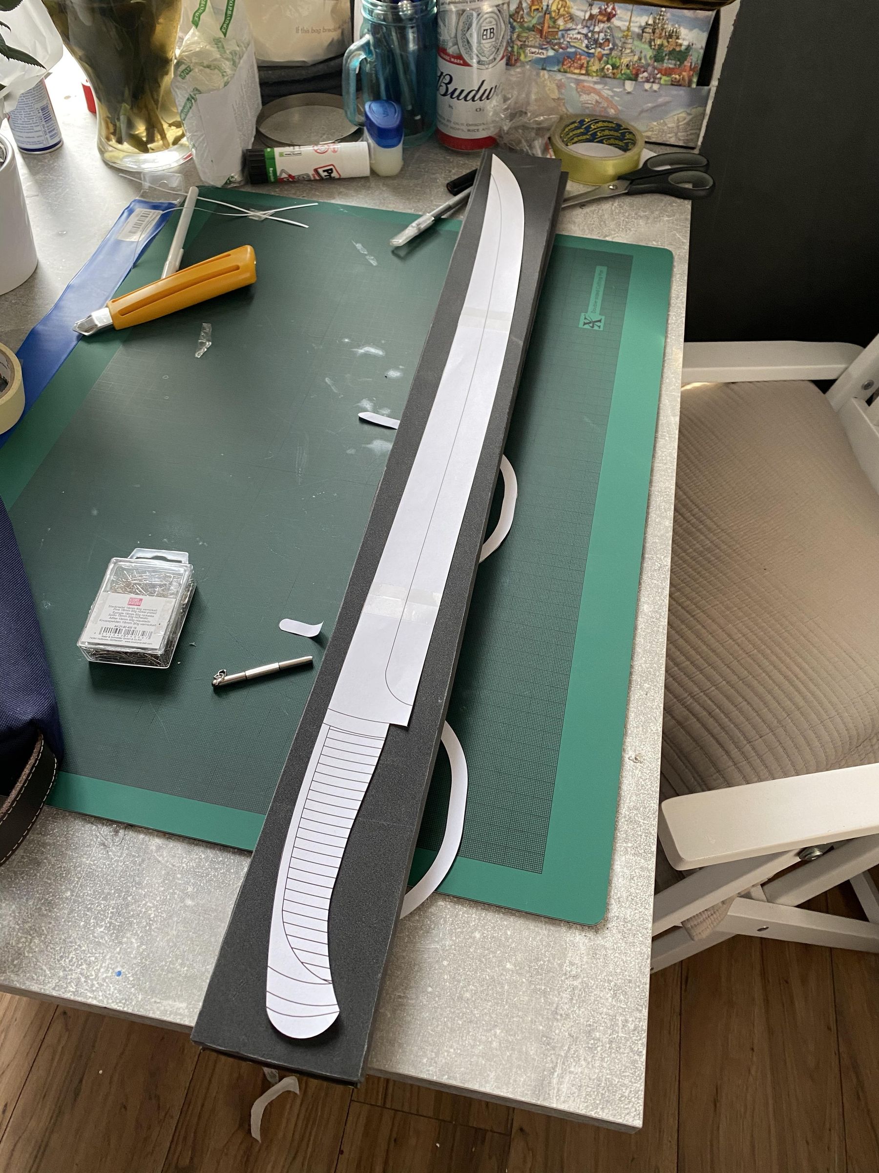 How to Make a LARP Safe Pirate Cutlass : 28 Steps (with Pictures ...