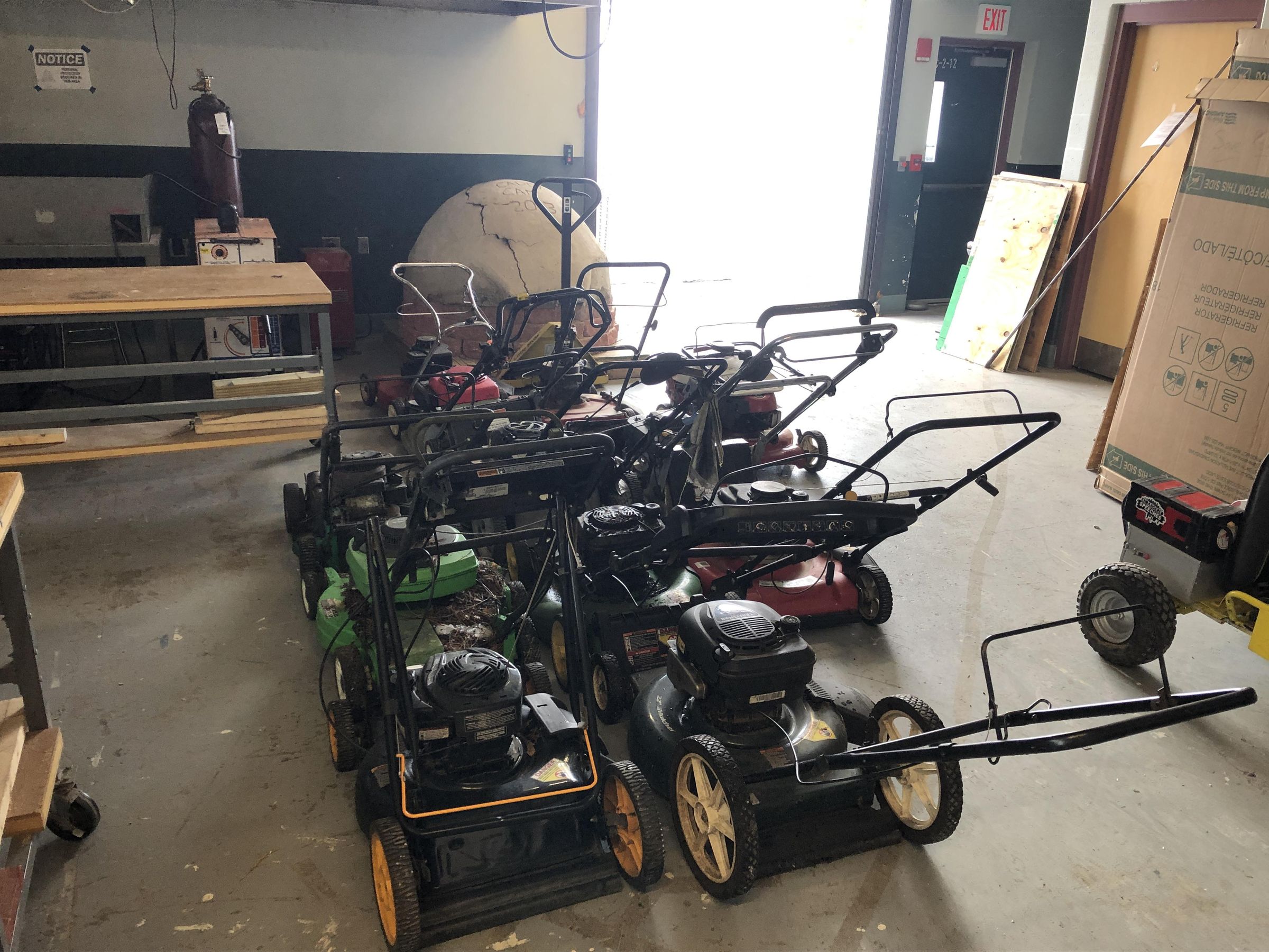 The Revolve Electric Lawn Mower - Made From Recycled Components! : 12 ...