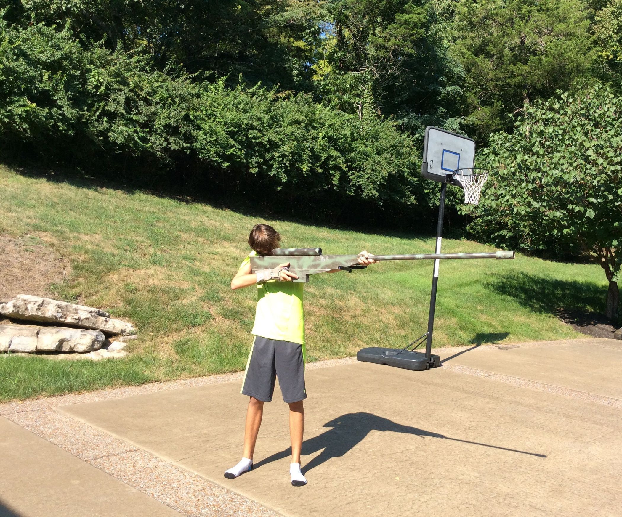 Easy Rubber Band Wood and PVC Sniper Rifle : 6 Steps - Instructables