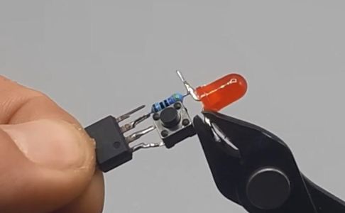Simple Click on Click Off Circuit : 6 Steps (with Pictures) - Instructables