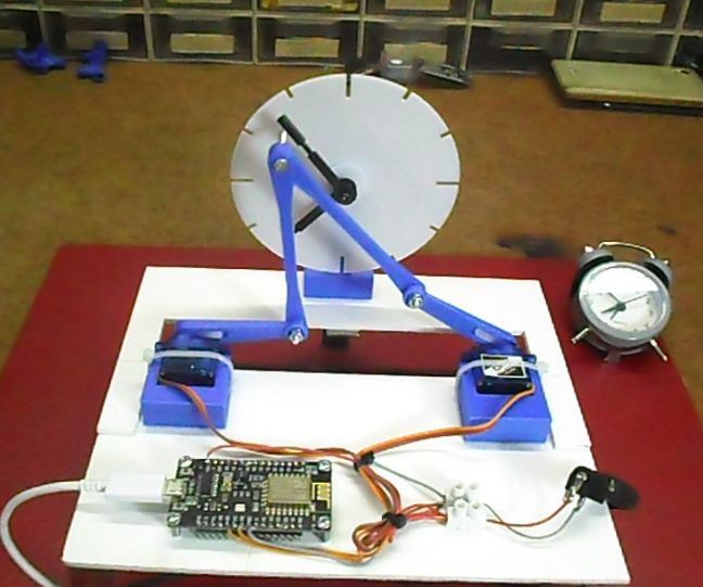 3D Printed Kinetic Servo Clock : 3 Steps - Instructables