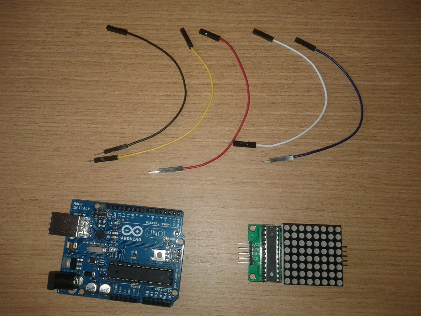 Led Matrix With Arduino 5 Steps Instructables